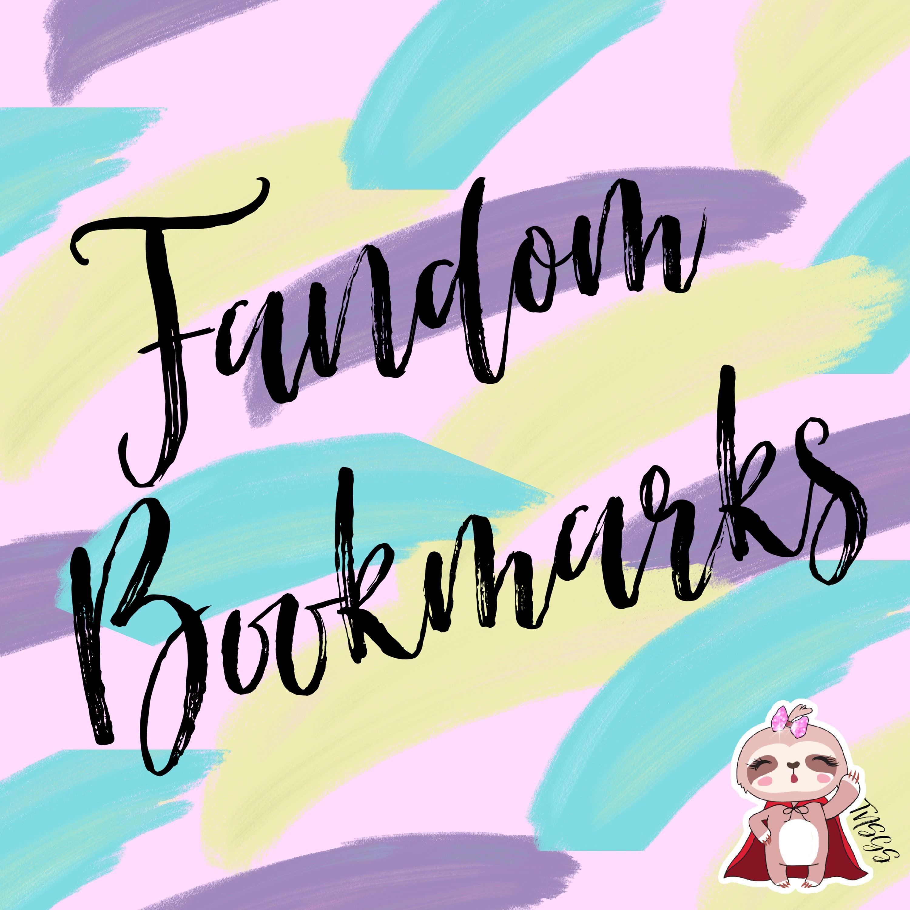 Fandom Bookmarks – TheNerdySlothGiftShop